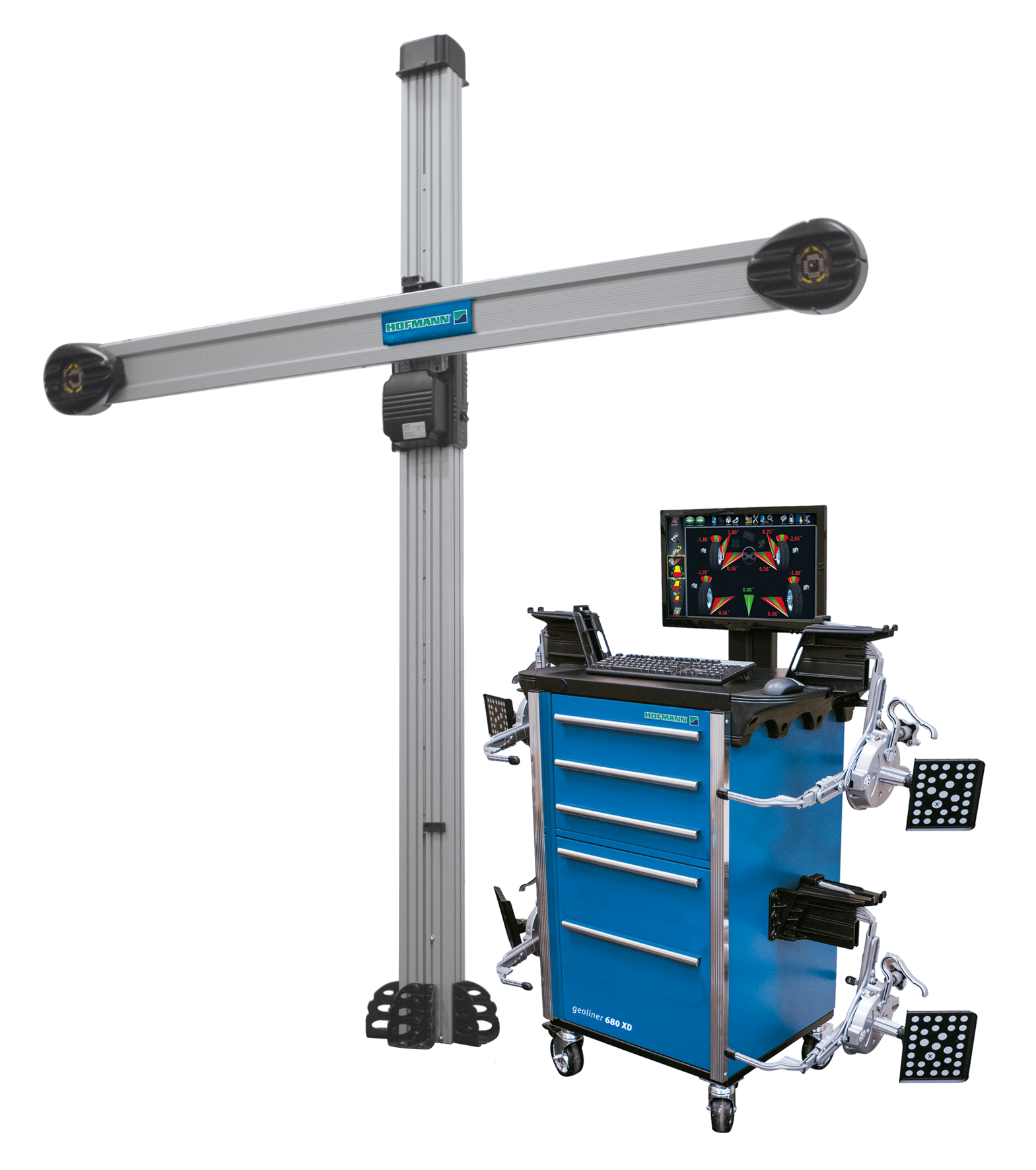 HOFMANN GEOLINER 680XD TT LIFT AC400 riteņu ģeometrijas regulēšanas ...