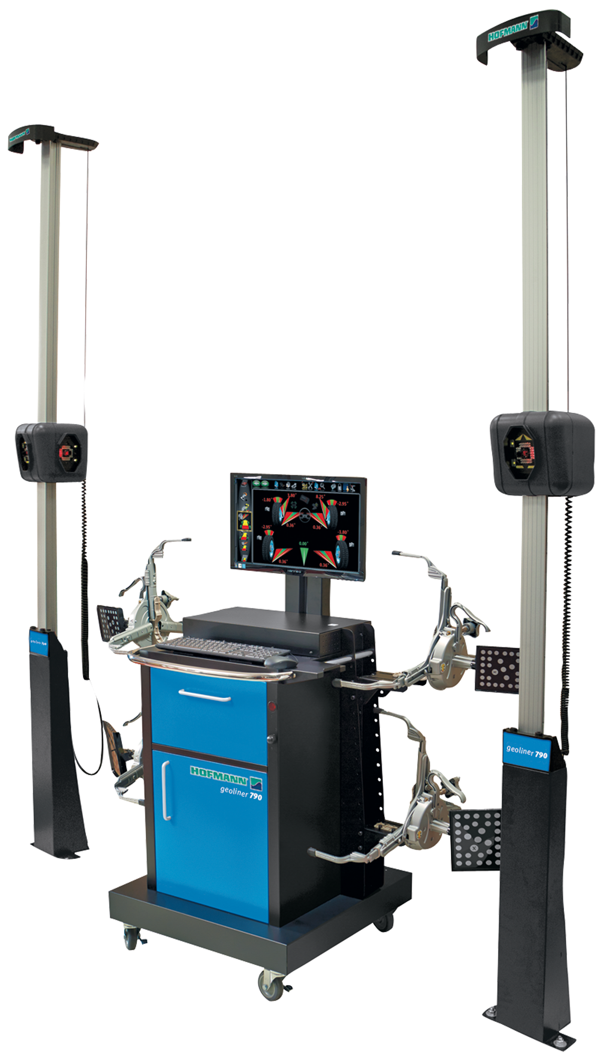 HOFMANN GEOLINER 790 AC400 riteņu ģeometrijas regulēšanas iekārta - MCrolls